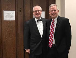 Adam Carter and client Brian Donlon at Maryland Court of Appeals